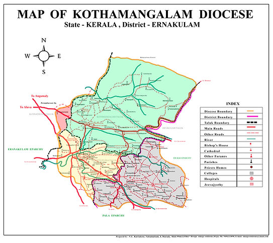 Road Map | Kothamangalam Diocese | Eparchy of Kothamangalam
